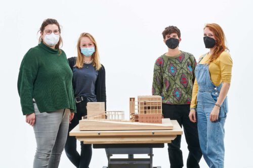 Model of our house in 1:100 - MIMO - Minimal Impact Maximum Output